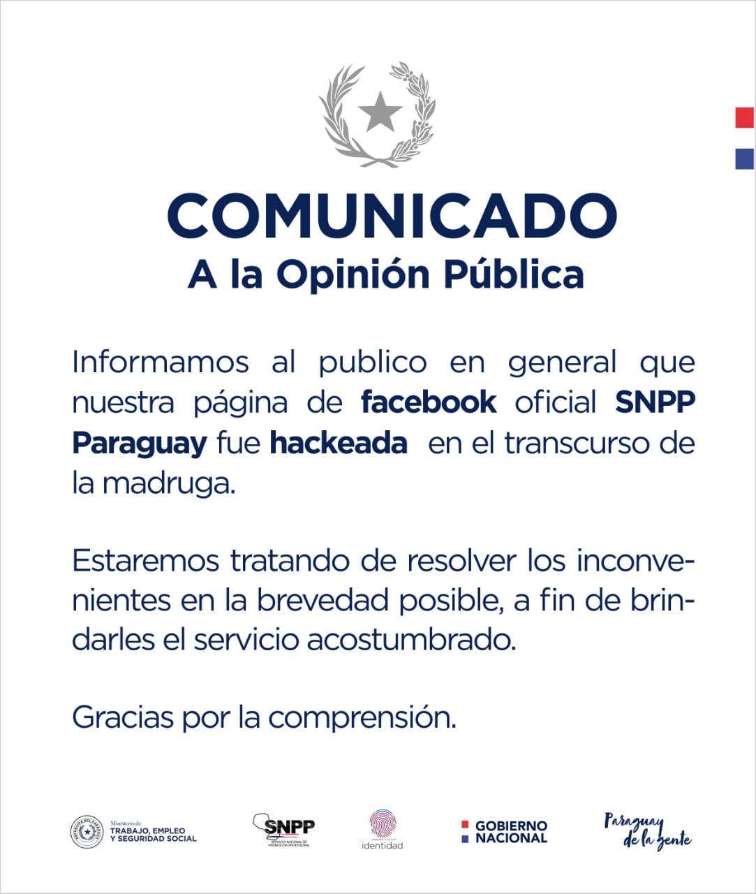 SNPP - Comunicados